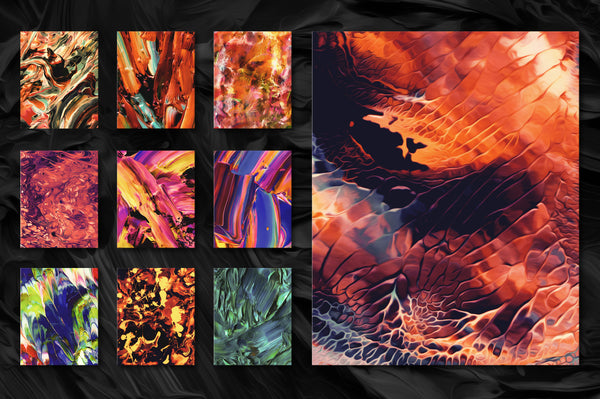 Flow Bundle: 300 Fluid Abstract Paint Textures – Chroma Supply